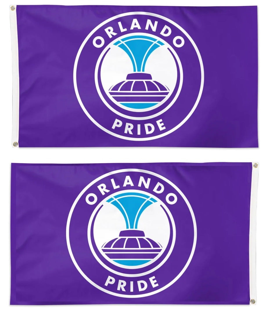 Orlando Pride Flag 2 Sided Purple 3x5 NWSL