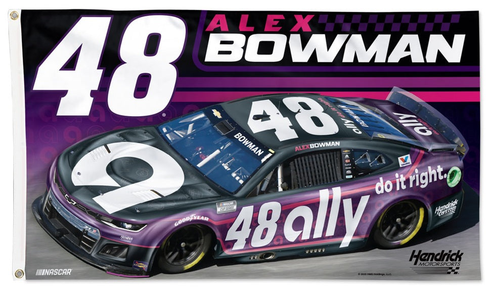 Alex Bowman 3x5 Flag 2025 NASCAR Sprint Cup Racing
