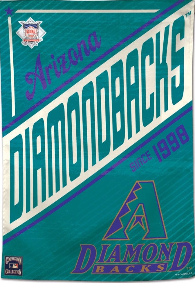 Arizona Diamondbacks Banner Cooperstown Logo MLB