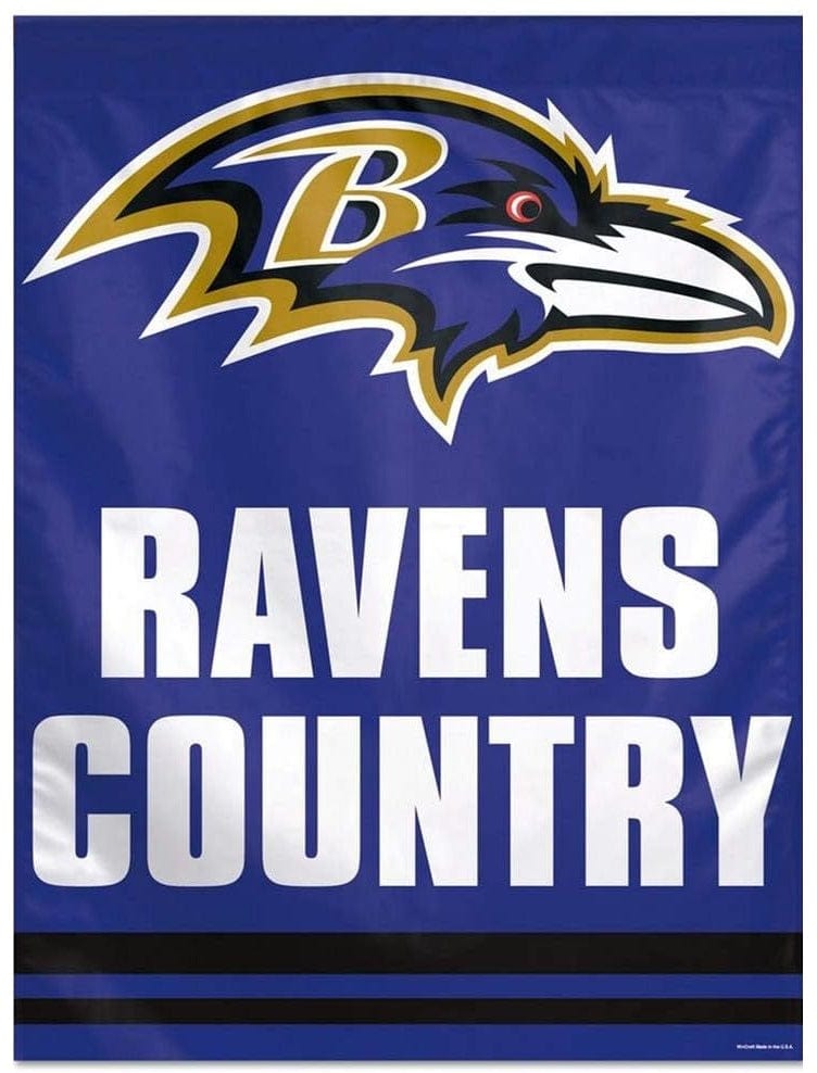 Baltimore Ravens Country Banner Vertical House Flag NFL