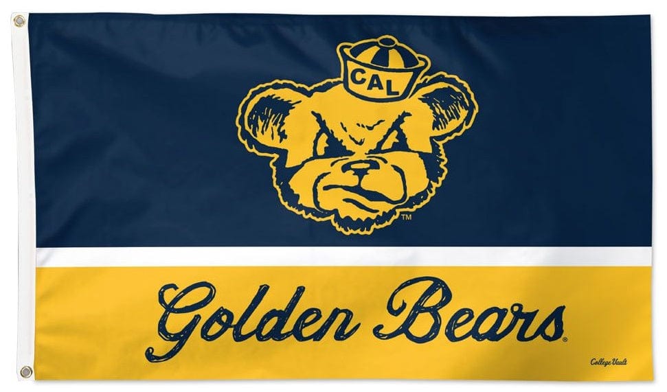 California Golden Bears Vintage Logo 3x5 Flag