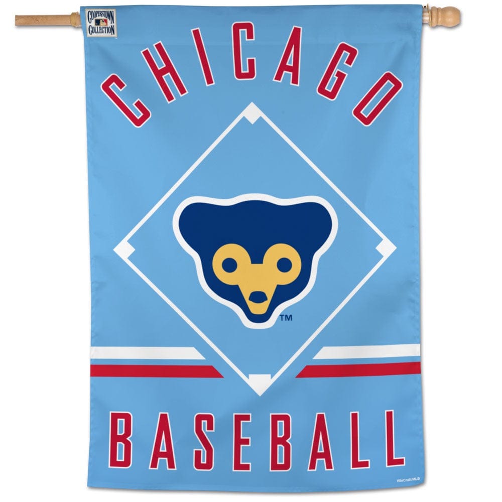 Chicago Cubs Banner Baseball House Flag MLB