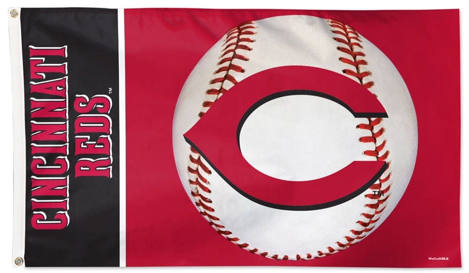 Cincinnati Reds Flag 3x5 Baseball Logo MLB