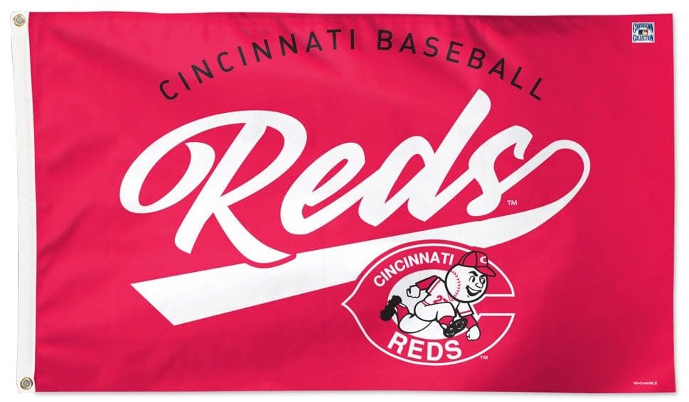 Cincinnati Reds Flag 3x5 Cooperstown Collection MLB