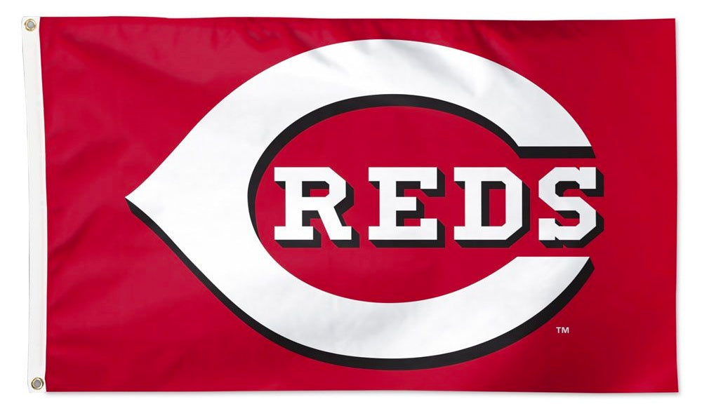 Cincinnati Reds Flag 3x5 Current Logo