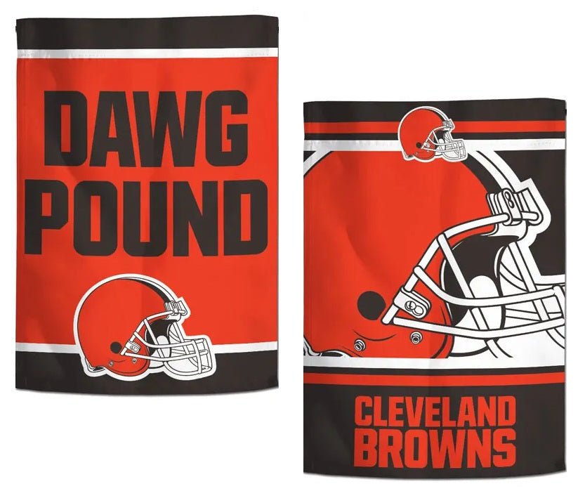 Cleveland Browns 2 Sided Dawg Pound NFL Garden Flag