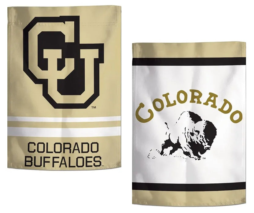 Colorado Buffaloes 2 Sided Classic Logo Garden Flag