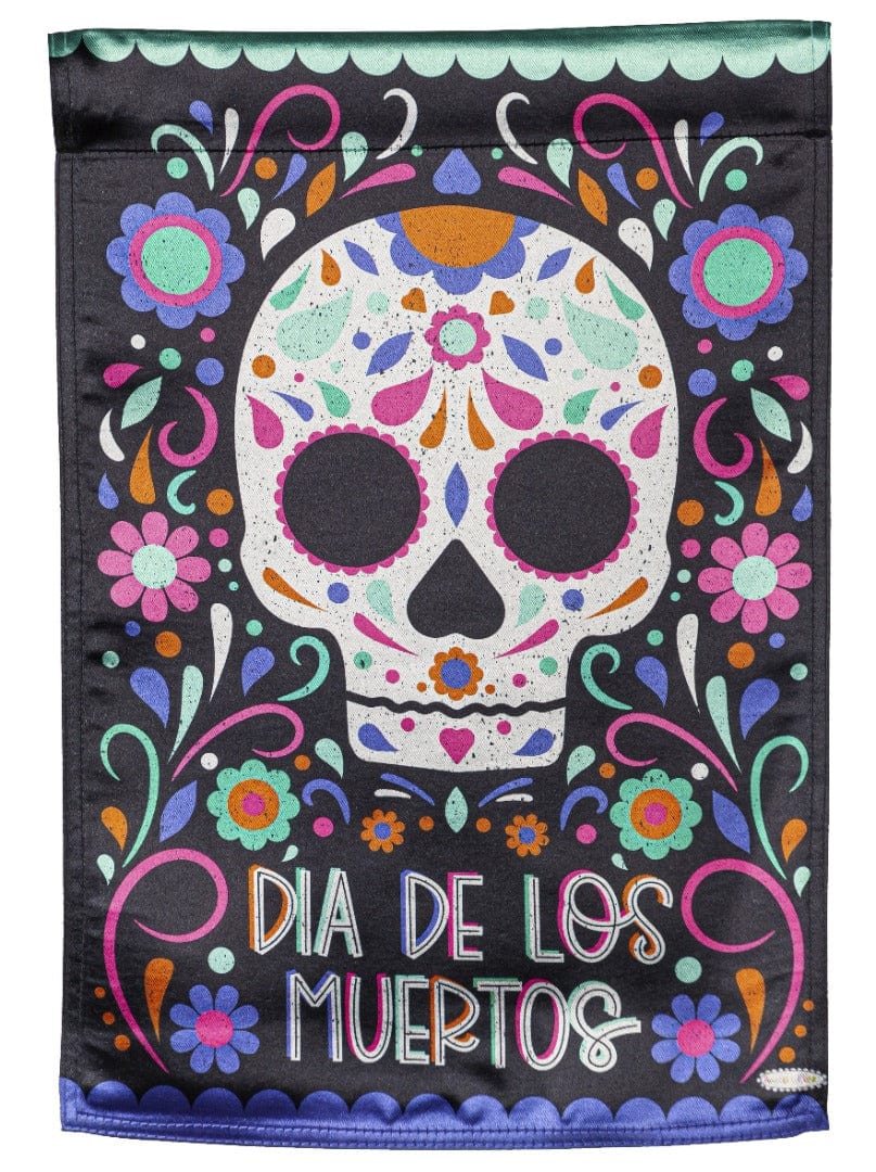 Day of the Dead Garden Flag 2 Sided Halloween | Heartland Flags