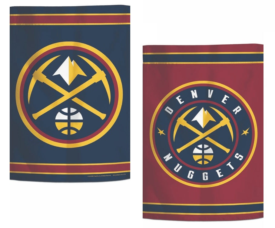 Denver Nuggets Garden Flag 2 Sided NBA