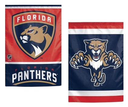 Florida Panthers Garden Flag 2 Sided Logo NHL