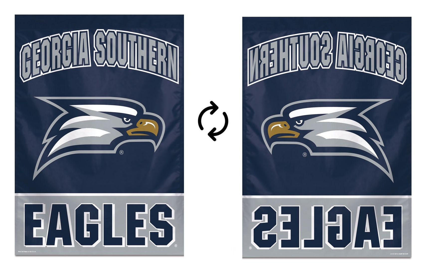 Georgia Southern Banner Vertical House Flag