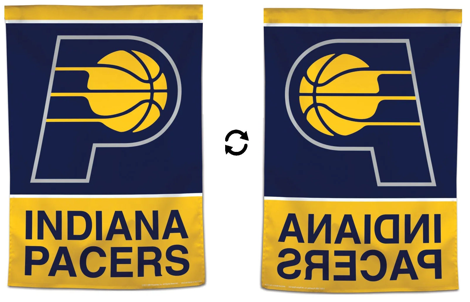 Indiana Pacers Flag Vertical House Banner