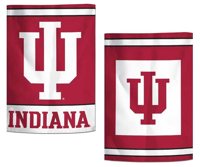 Indiana University Garden Flag 2 Sided Logo