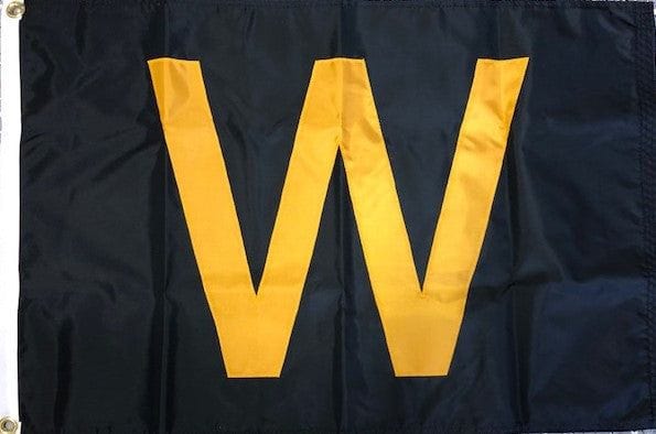 Iowa Hawkeyes Win Flag 2 Sided All Sizes Black or Yellow