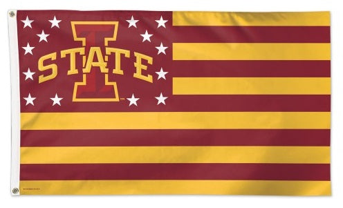 Iowa State American Flag 3x5 Stars and Stripes ISU