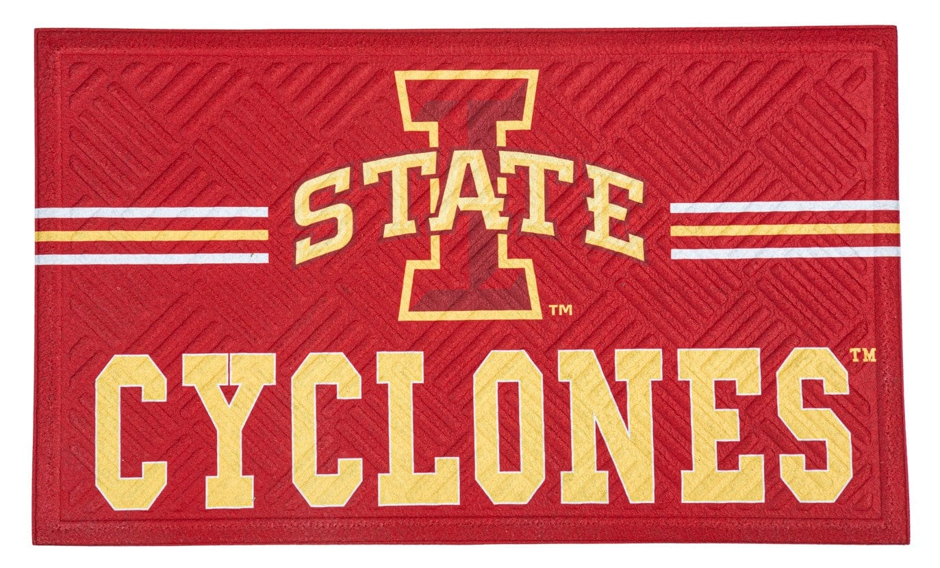 Iowa State Cyclones Floor Mat Embossed Cross Hatch