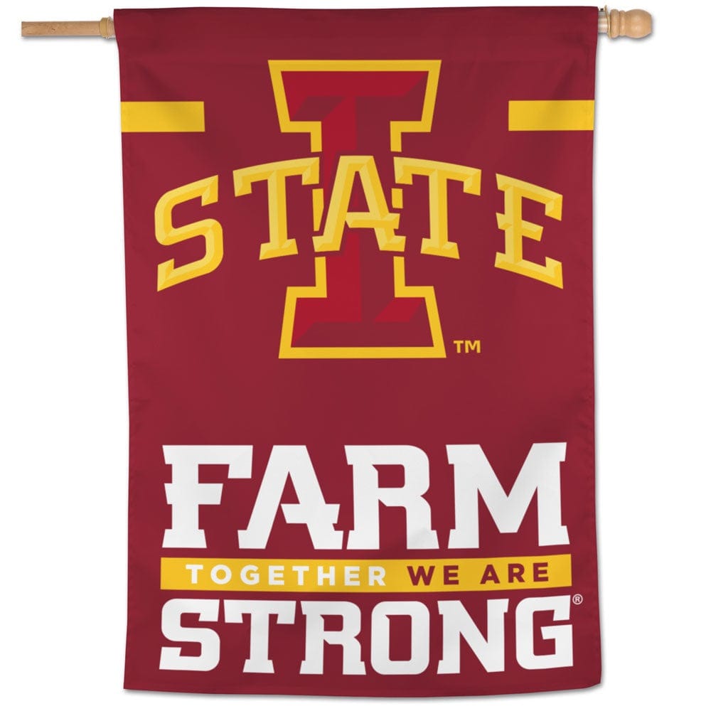 Iowa State Flag Farm Strong House Banner ISU