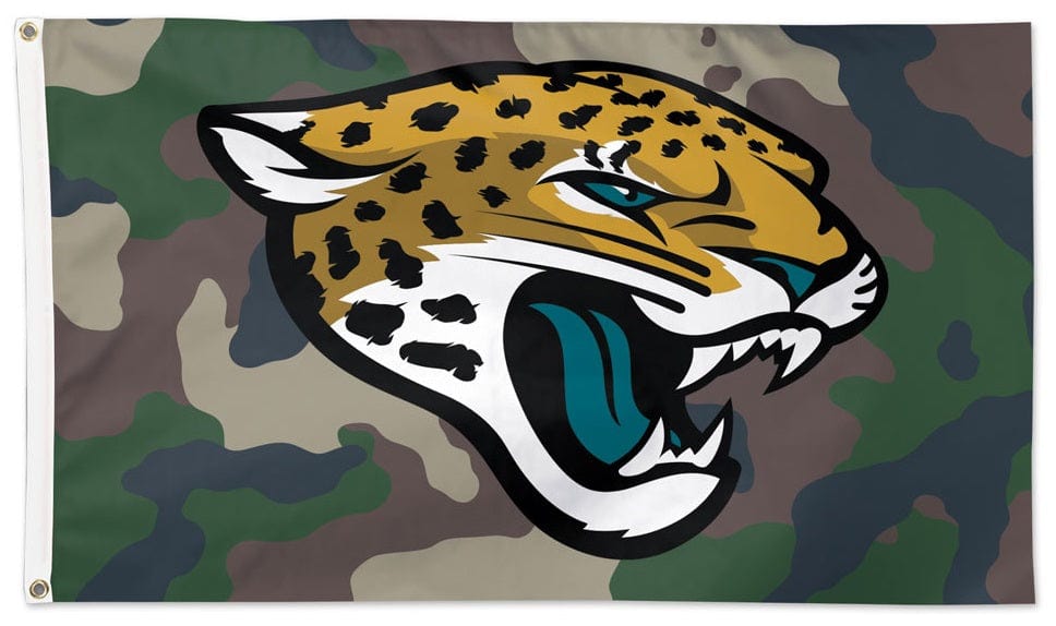 Jacksonville Jaguars Flag 3x5 Military Camo NFL | Heartland Flags