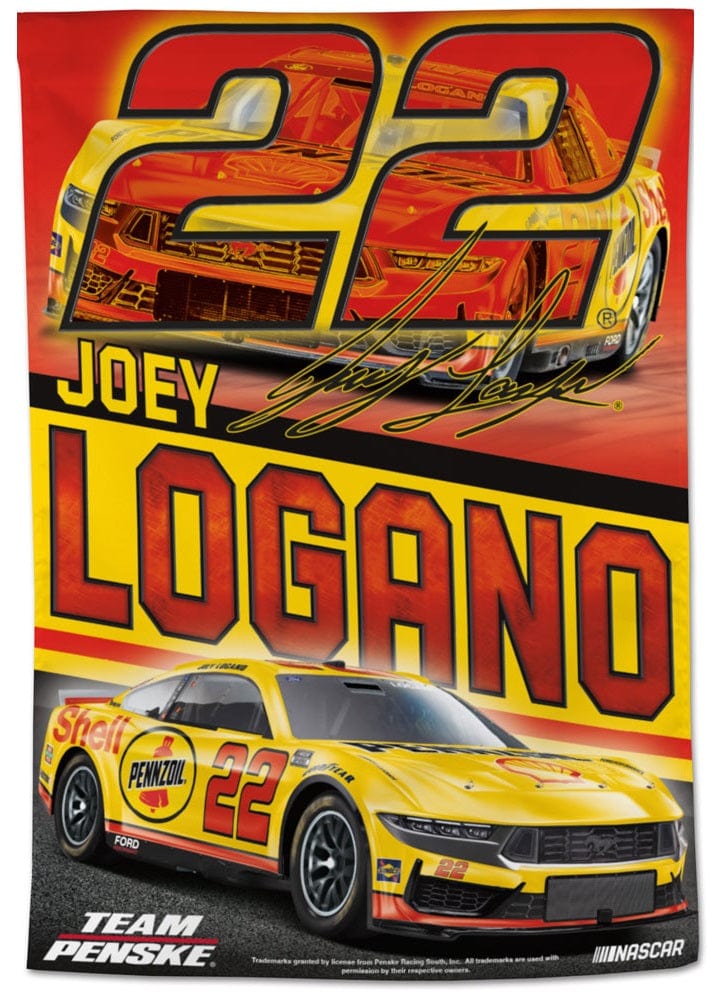 Joey Logano Banner 2024 NASCAR House Flag
