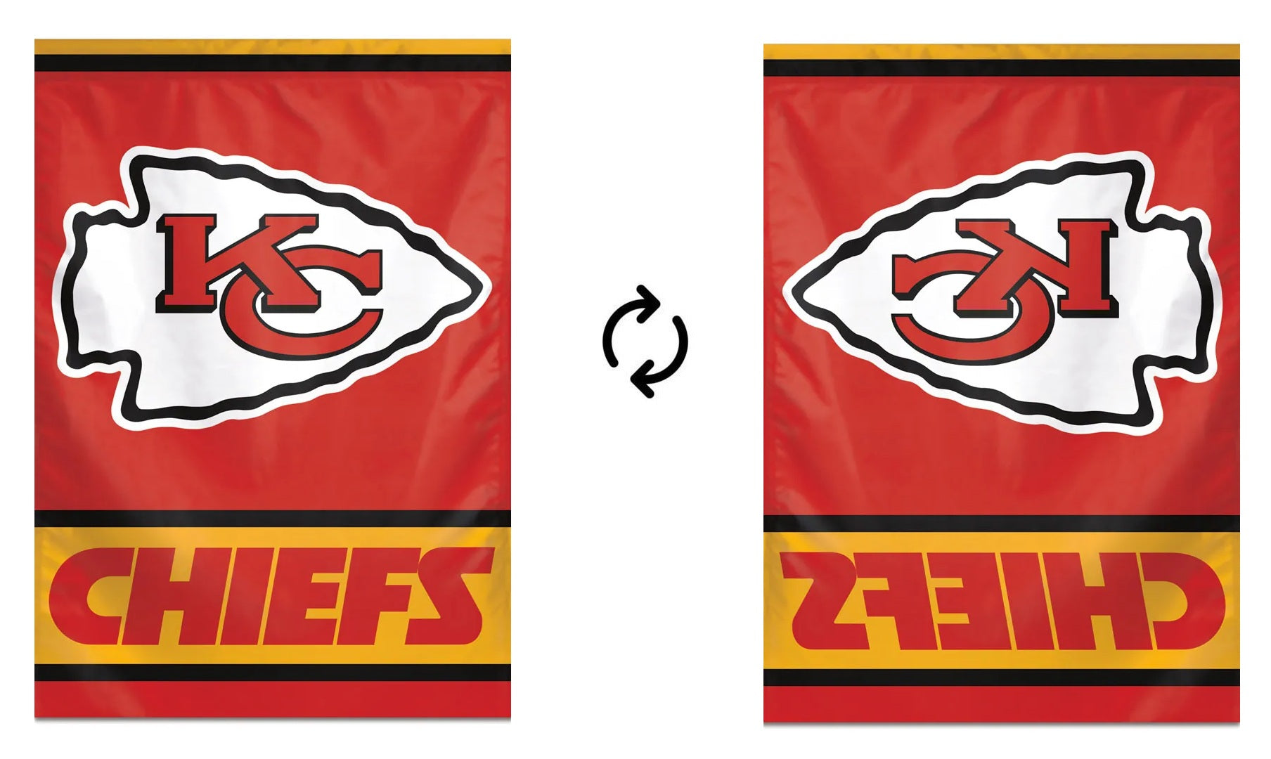 Kansas City Chiefs Banner Vertical Flag NFL