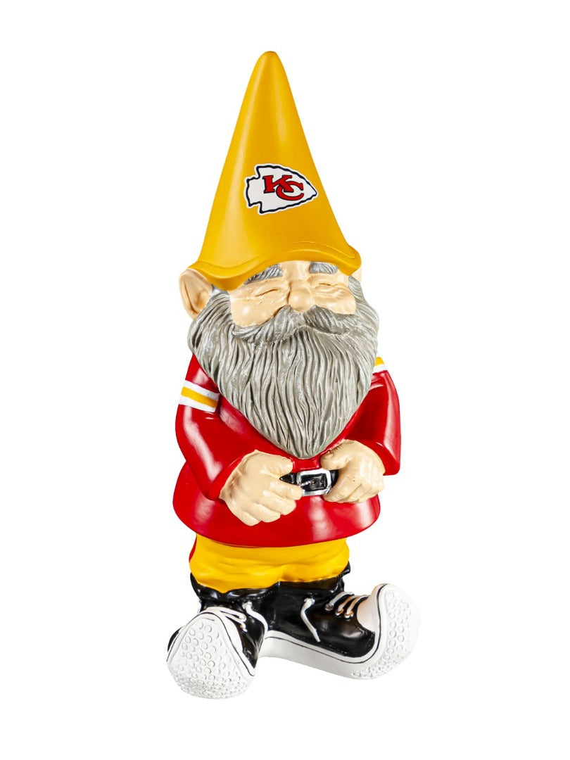 Kansas City Chiefs Gnome NFL Garden Statue