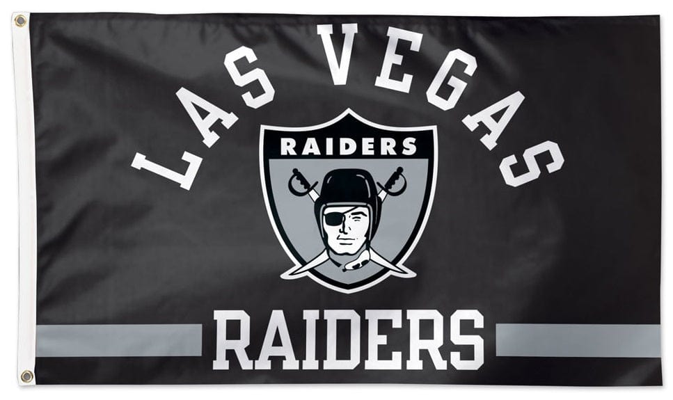 Las Vegas Raiders Flag 3x5 Classic Logo NFL