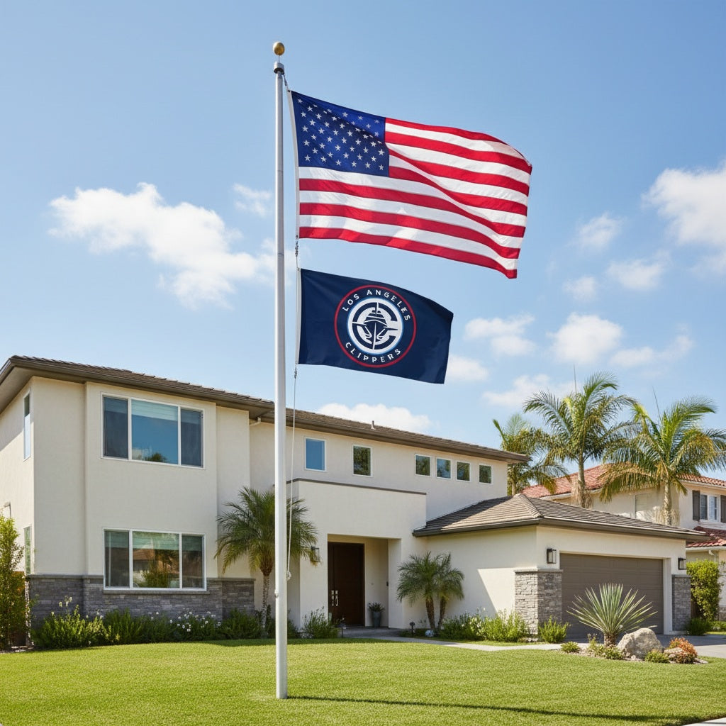 Los Angeles Clippers Flag New Logo 3x5 NBA
