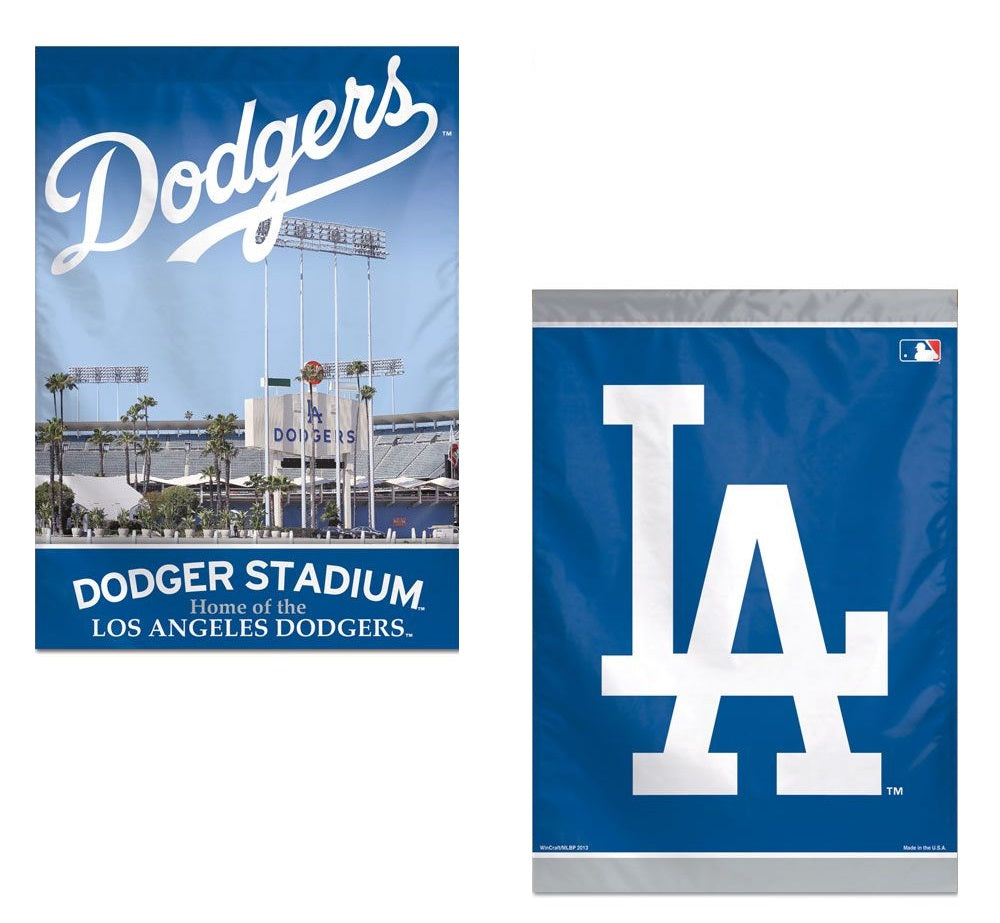 Los Angeles Dodgers Banner 2 Sided MLB Flag