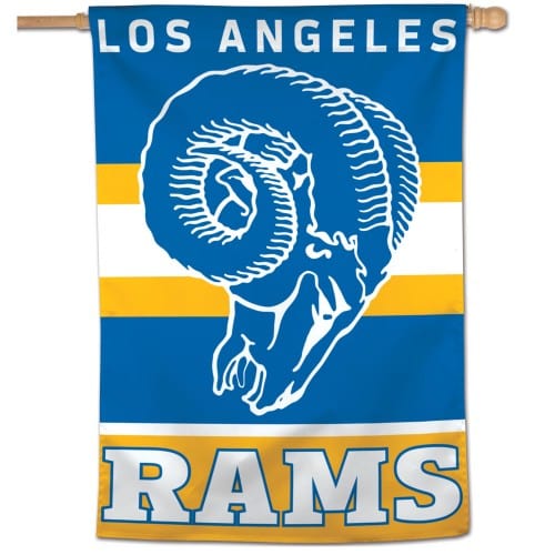 Los Angeles Rams Banner Classic Logo House Flag