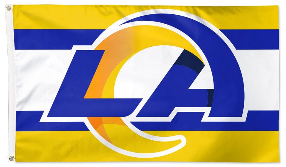 Los Angeles Rams Flag 3x5 Logo Stripe