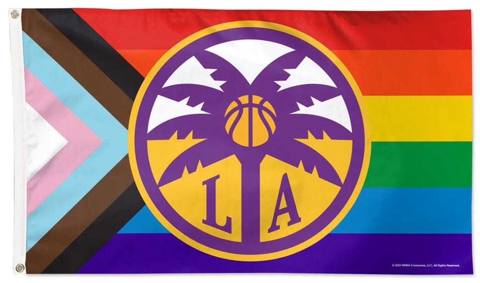 Los Angeles Sparks Flag 3x5 Pride WNBA