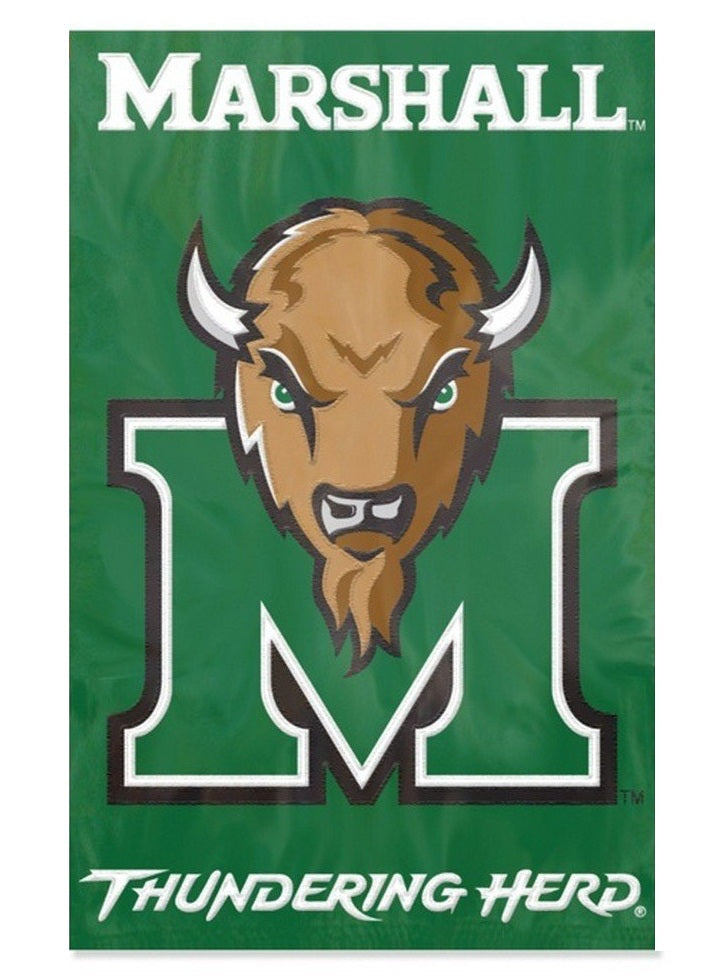 Marshall Thundering Herd Banner 2 Sided College Flag