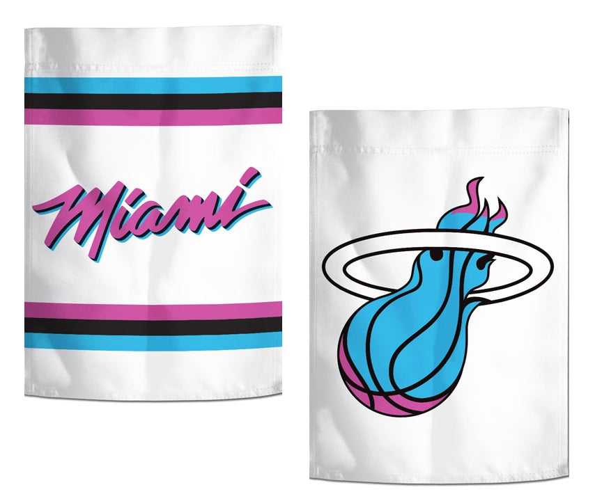 Miami Heat City Garden Flag 2 Sided NBA