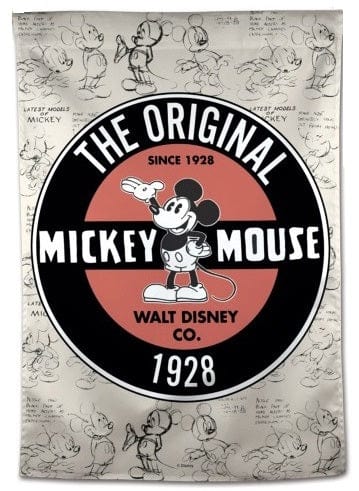Mickey Mouse Original Sketch House Flag 1928