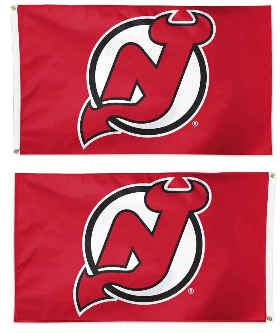 New Jersey Devils 2 Sided 3x5 NHL Flag Red