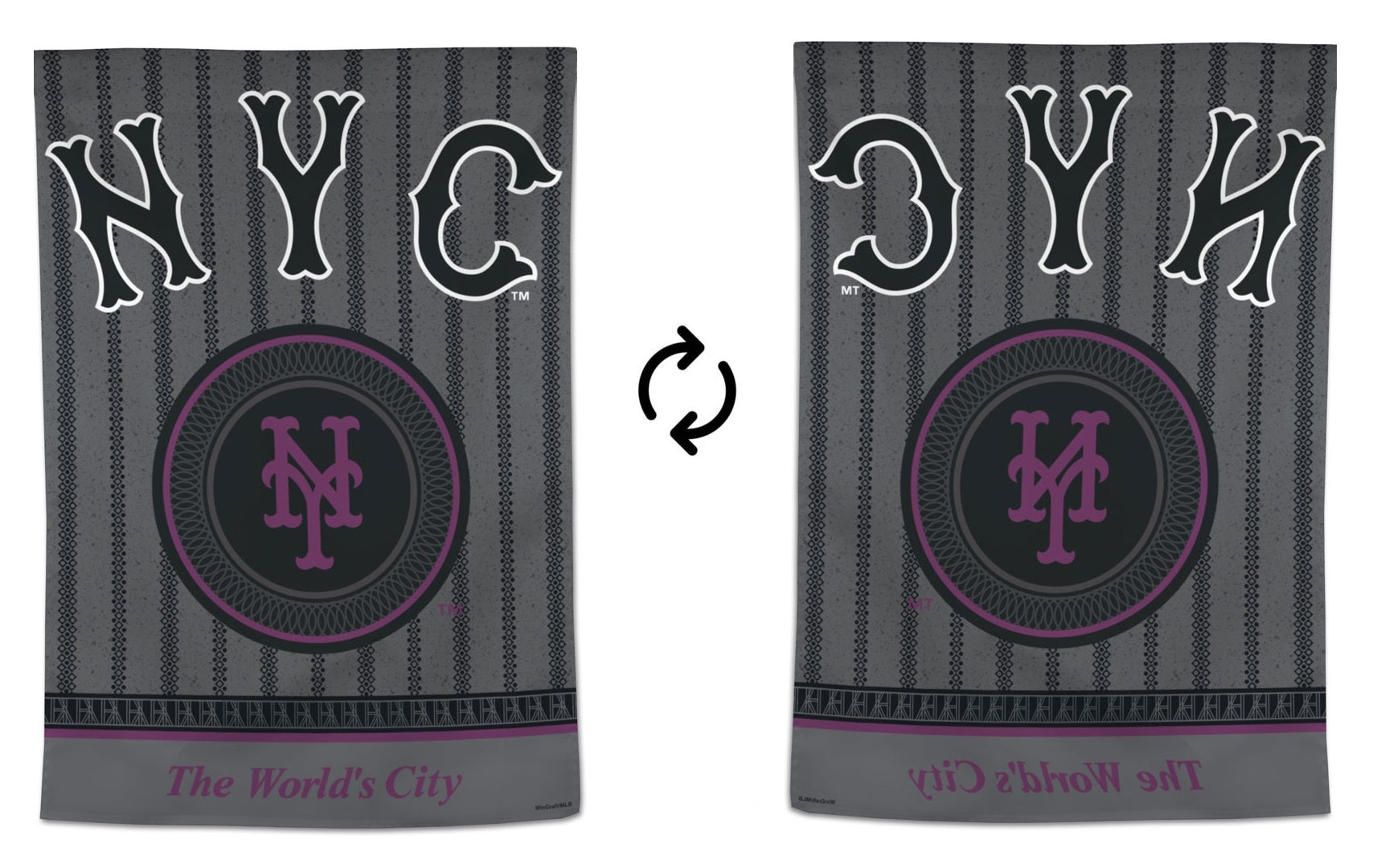 New York Mets Banner City Connect Flag MLB