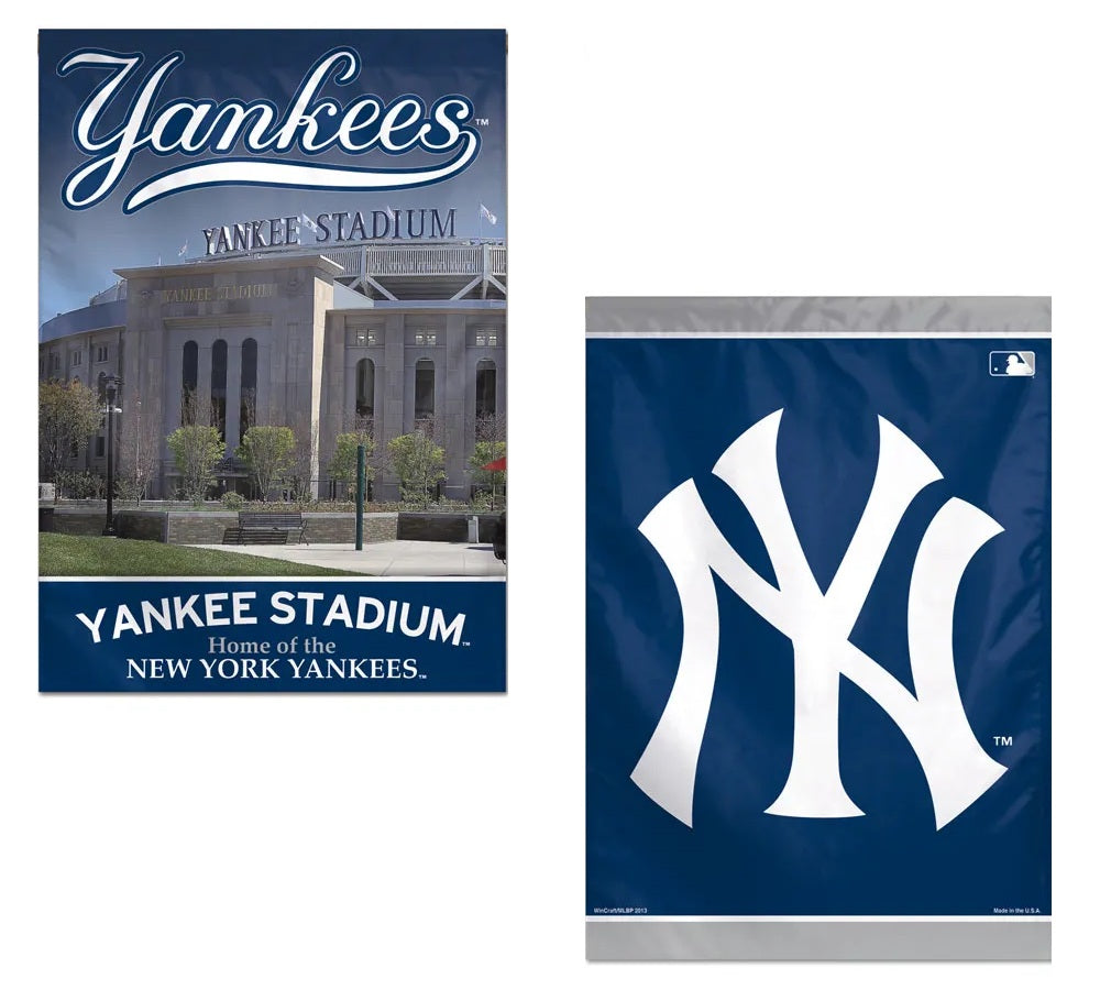 New York Yankees 2 Sided Banner MLB Flag