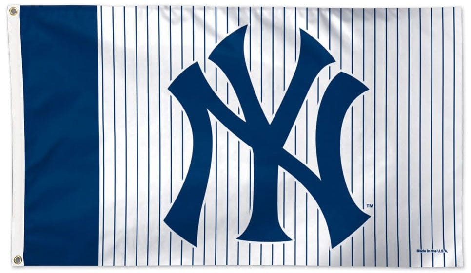 New York Yankees Flag 3x5 Pinstripe Logo MLB