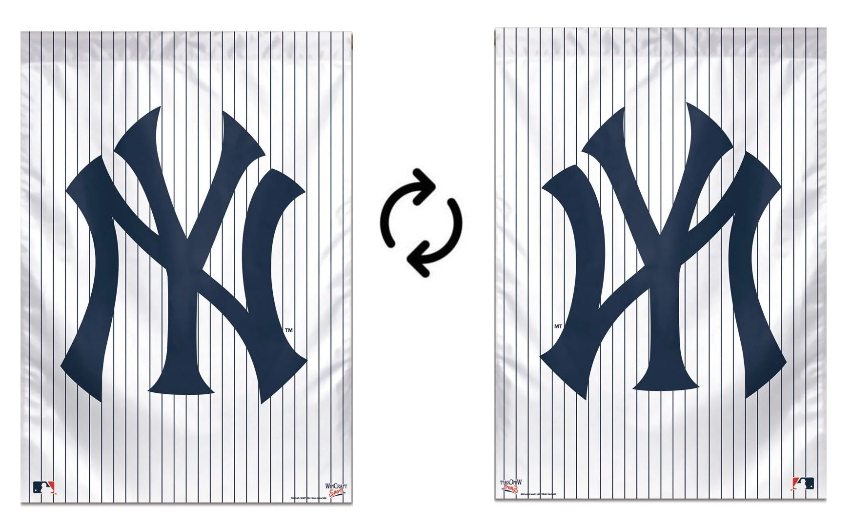 New York Yankees Pinstripe Banner MLB Flag