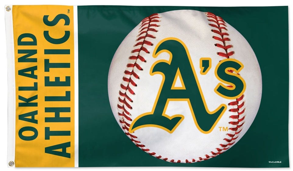 Oakland Athletics Flag 3x5 Baseball Logo MLB | Heartland Flags
