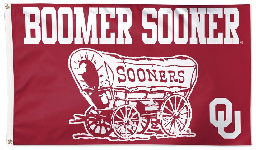 Oklahoma Sooners Flag 3x5 Boomer Sooner OU