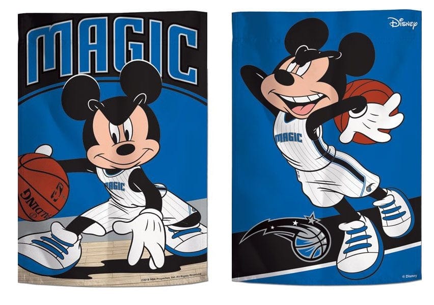 Orlando Magic Garden Flag 2 Sided Mickey Mouse NBA
