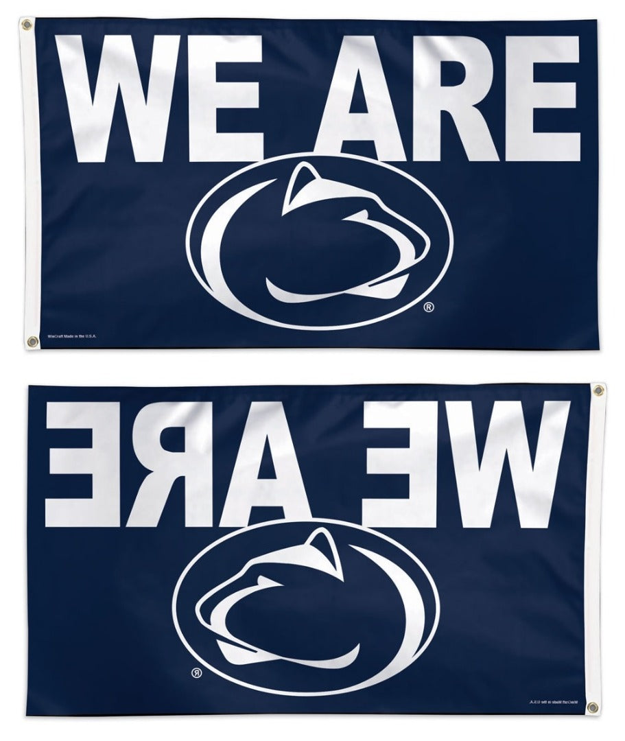 Penn State Flag 3x5 Nittany Lions We Are Slogan