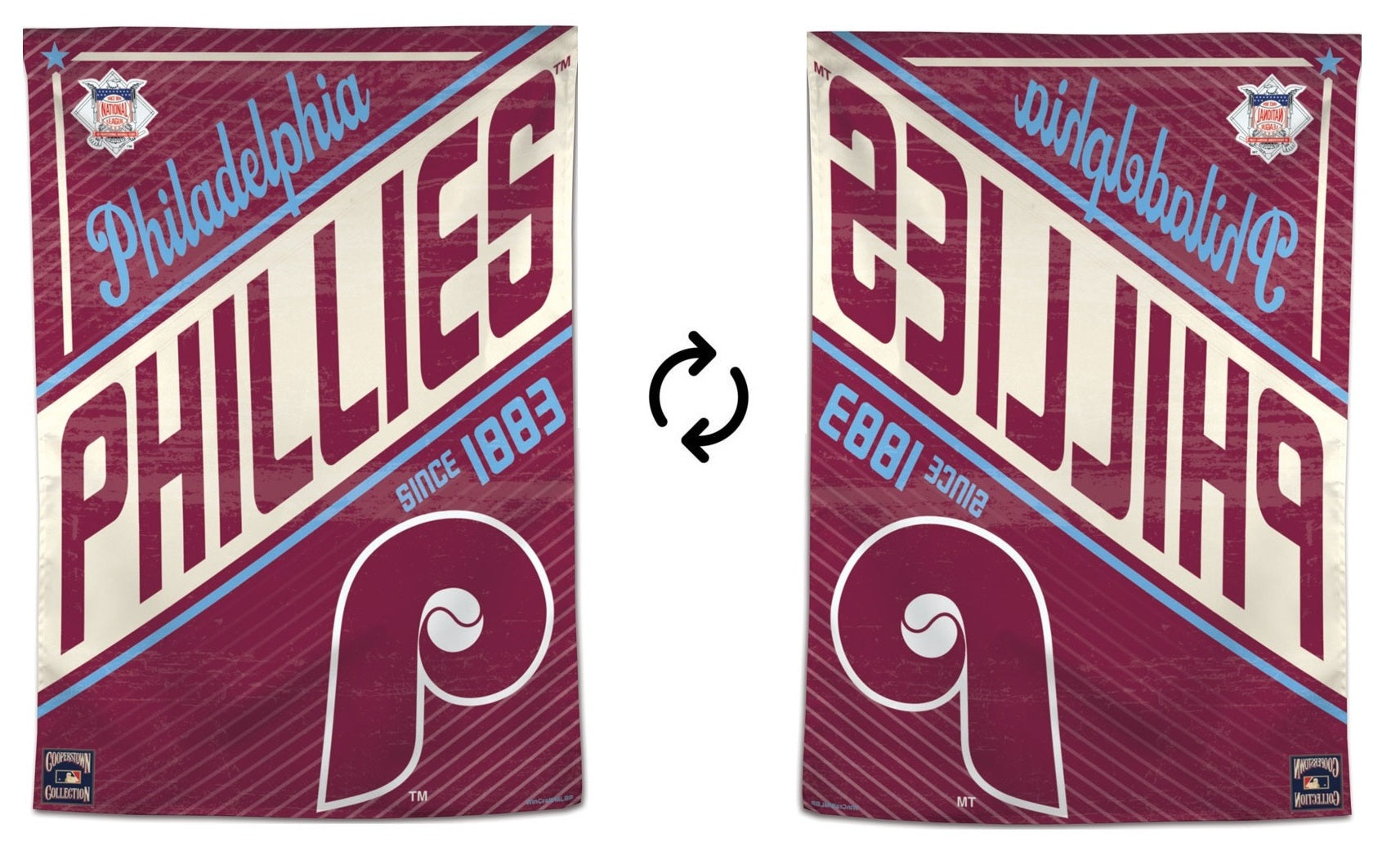 Philadelphia Phillies Cooperstown Banner Classic MLB Flag
