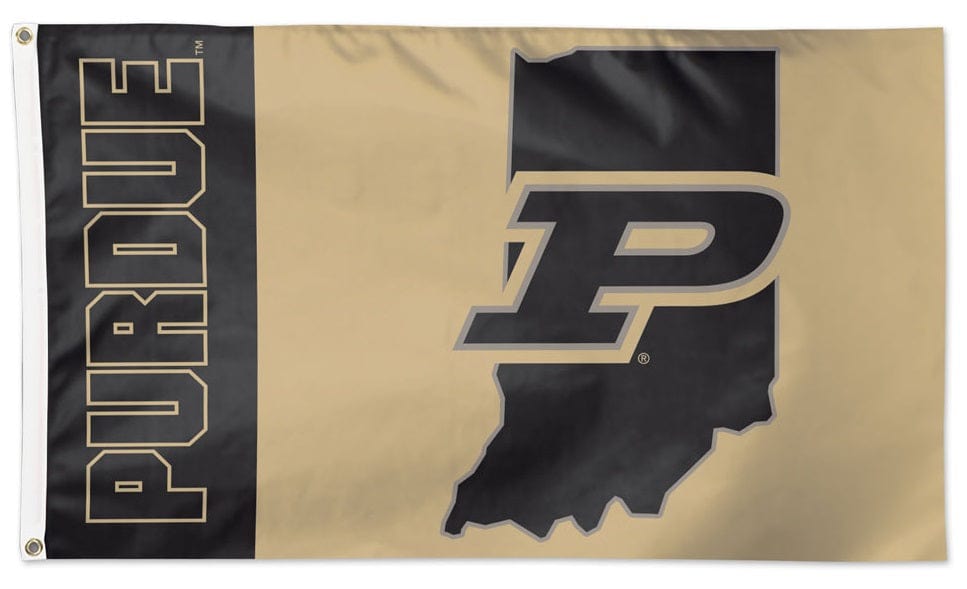 Purdue Flag 3x5 Boilermakers State