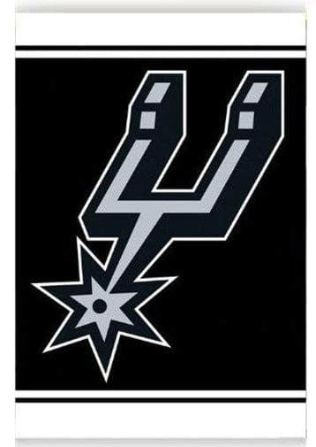 San Antonio Spurs Banner 2 Sided Applique Flag NBA