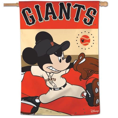 San Francisco Giants Mickey Mouse Banner MLB Flag