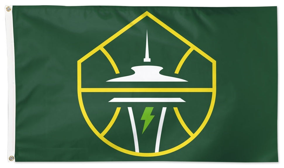 Seattle Storm Flag 3x5 Logo WNBA
