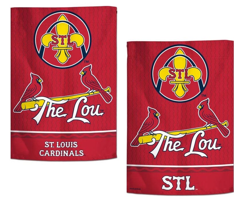 St Louis Cardinals The Lou 2 Sided MLB Garden Flag