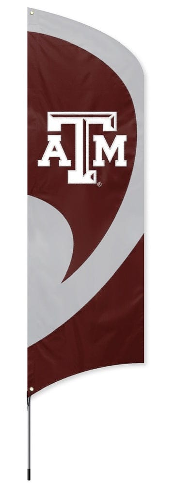 Texas A&M Aggies Tall Team Feather Flag With Flagpole